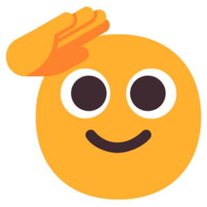 🫡 Saluting Face Emoji Meaning - From Girl & Guy - Emojisprout