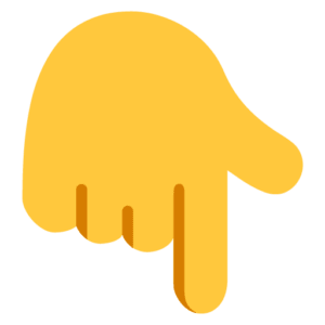 👇 Backhand Index Pointing Down Emoji Meaning - From Girl & Guy ...