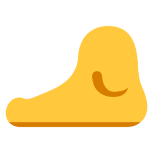 🦶 Foot Emoji Meaning - From Girl & Guy - Emojisprout