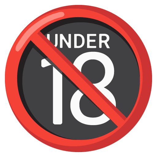 🔞 No One Under Eighteen Emoji Meaning - From Girl & Guy - Emojisprout