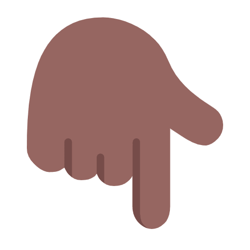 👇🏾 Backhand Index Pointing Down: Medium-Dark Skin Tone Emoji Meaning ...