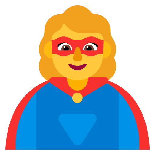 🦸‍♀️ Woman Superhero Emoji Meaning - From Girl & Guy - Emojisprout